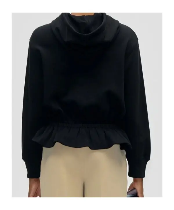 Stine Goya Ruffled-hem Hoodie