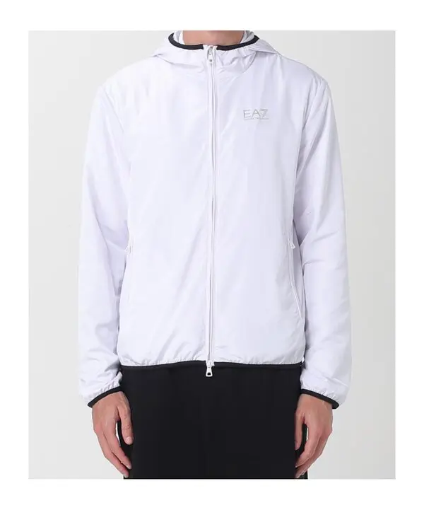 EA7 Logo Detail Hooded Jacket