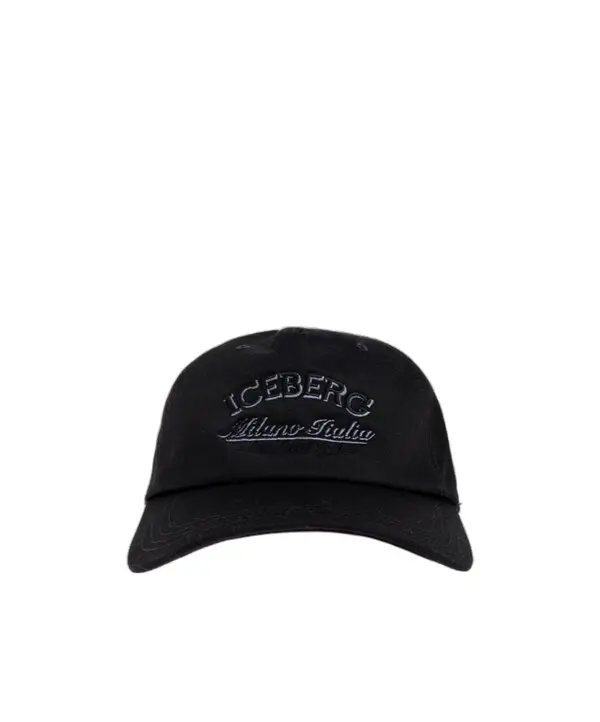Iceberg Logo Baseball Cap - Black