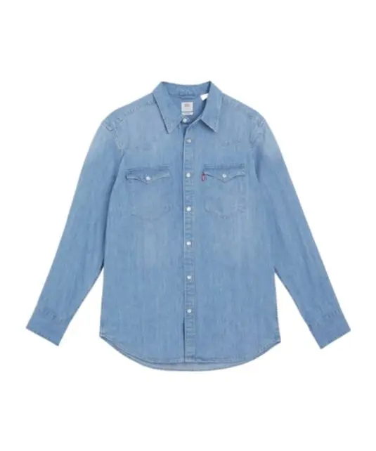 LEVI'S Barstow Western Button-down Shirt - Blue