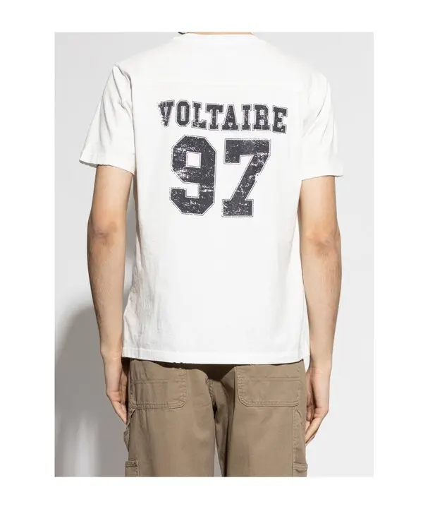 Zadig&Voltaire Tommy Back-printed T-shirt