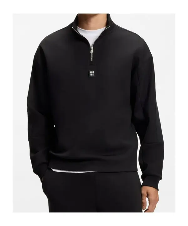 Hugo Boss Quarter Zip Panel Sweater
