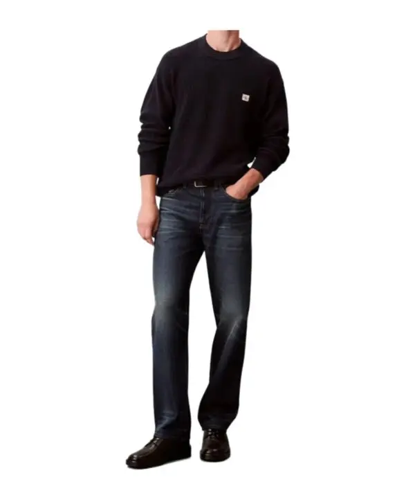 Calvin Klein Cotton Sweater With Monogram