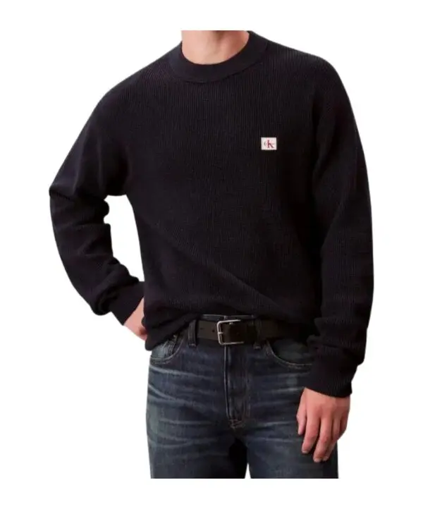 Calvin Klein Cotton Sweater With Monogram
