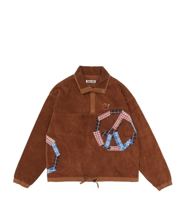 STORY MFG. Polite Pullover Peace Patchwork