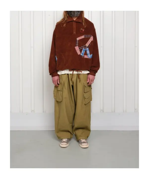 STORY MFG. Polite Pullover Peace Patchwork