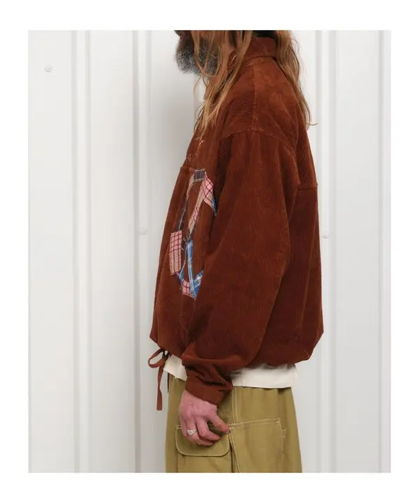 STORY MFG. Polite Pullover Peace Patchwork