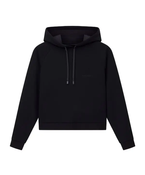 Armani Exchange Logo-print Hoodie - Black