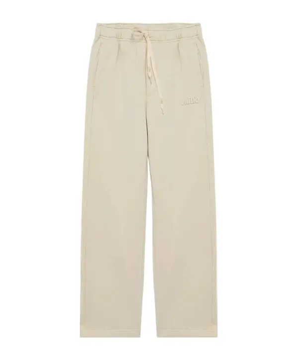 AUTRY Logo-embroidered Drawstring Track Pants - Nude