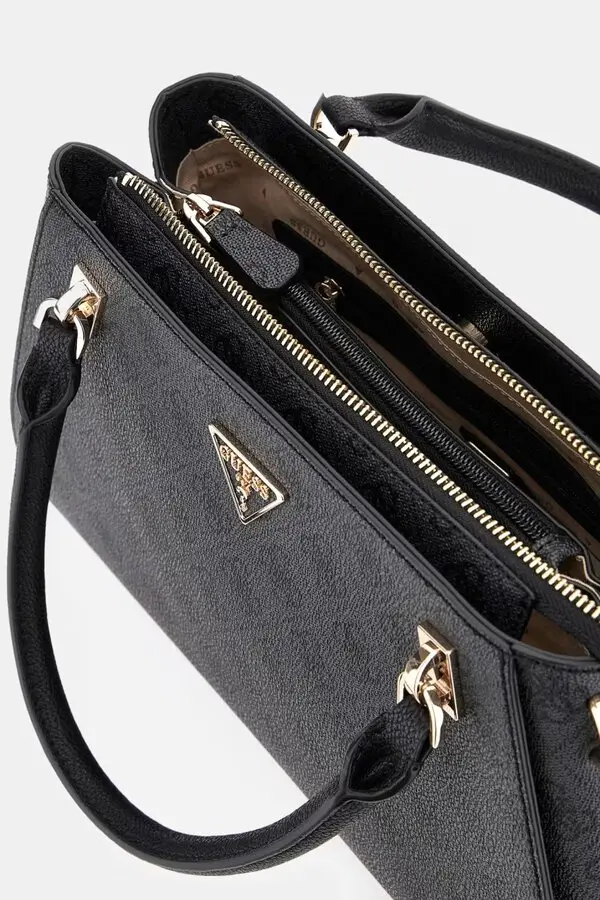 Guess Monogram Charm Satchel