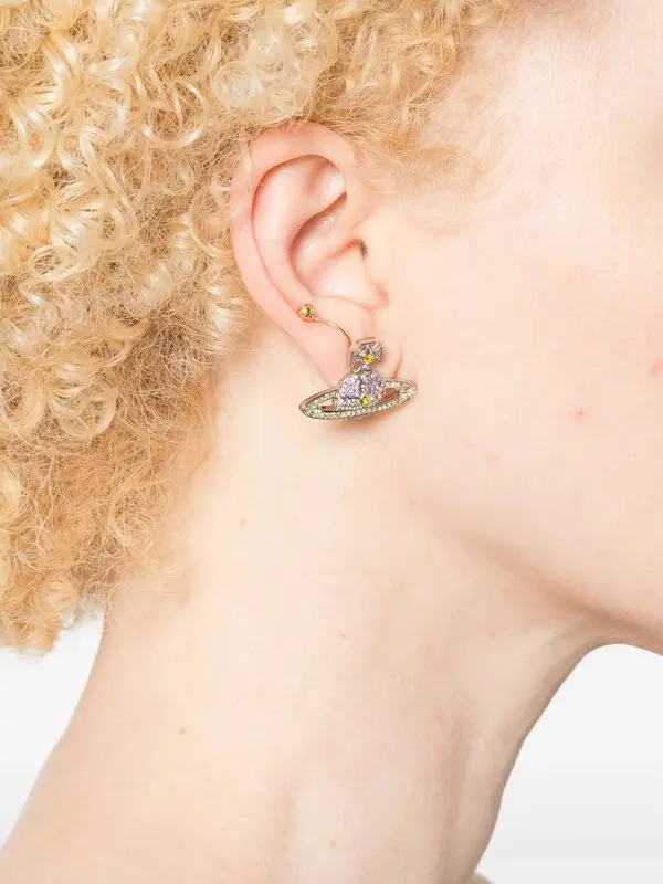 VIVIENNE WESTWOOD Logo Embellished Earrings
