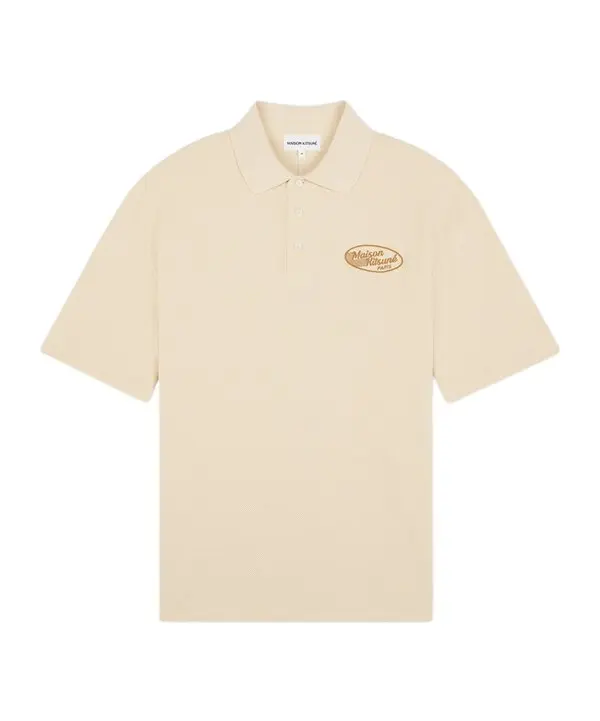Maison Kitsuné Oversize Textured Polo Shirt