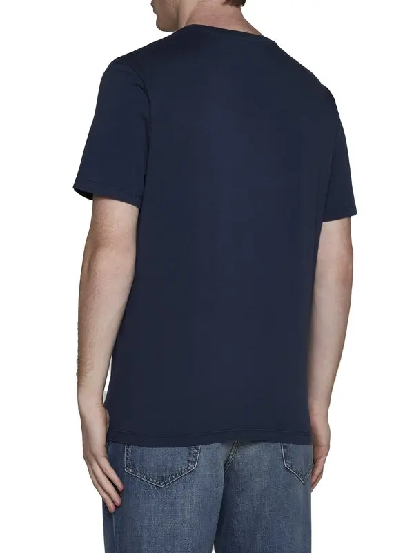 Maison Kitsuné Maison Kitsun Chillax Fox Patch Crewneck T-shirt