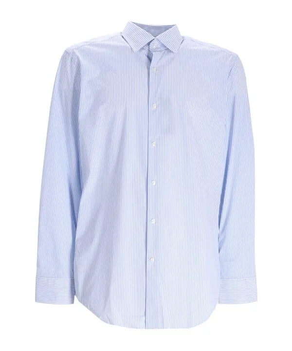 Hugo Boss Striped Shirt - Light Blue