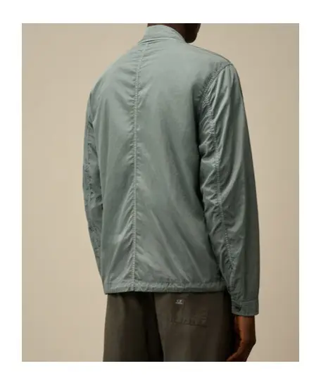 C.P. COMPANY Logo Embroidered Zip-up Jacket