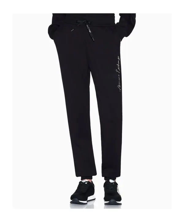 Armani Exchange Jogger Trousers In Mixed Fabric