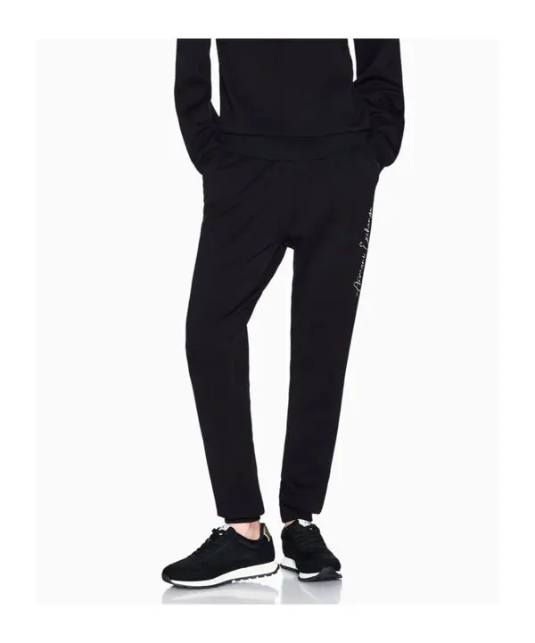 Armani Exchange Jogger Trousers In Mixed Fabric