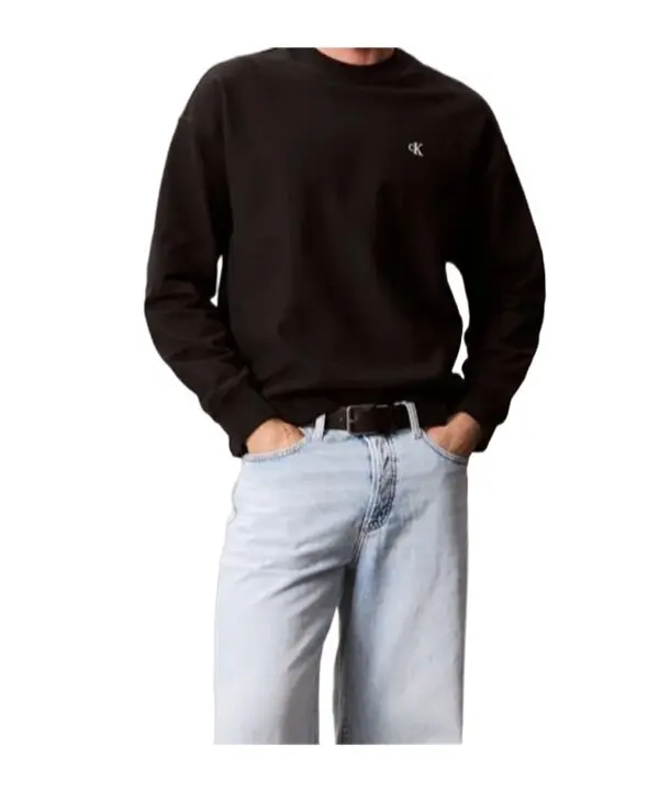 Calvin Klein Oversized Cotton Terry Sweatshirt