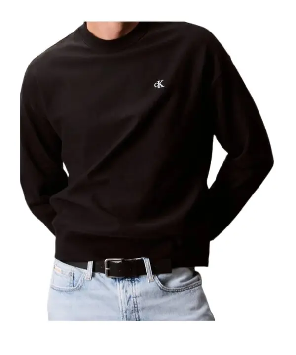 Calvin Klein Oversized Cotton Terry Sweatshirt