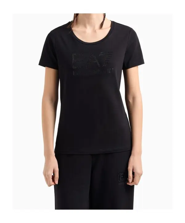EA7 Rhinestone Logo T-shirt
