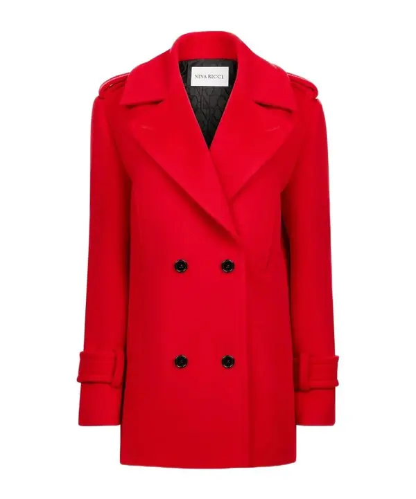 Nina Ricci Double-breasted Peacoat