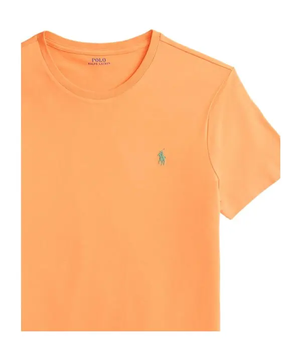 Ralph Lauren Polo Pony Embroidered Crewneck T-shirt - Orange