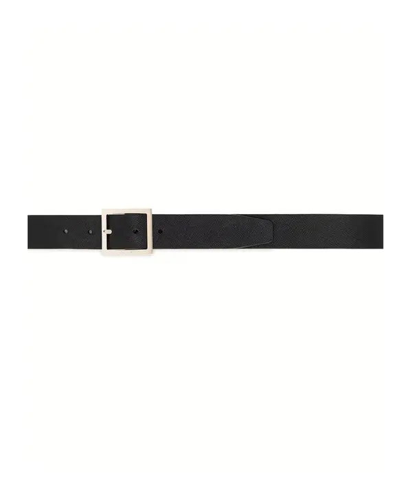 ORTIGNI Reversible Saffiano Leather Belt