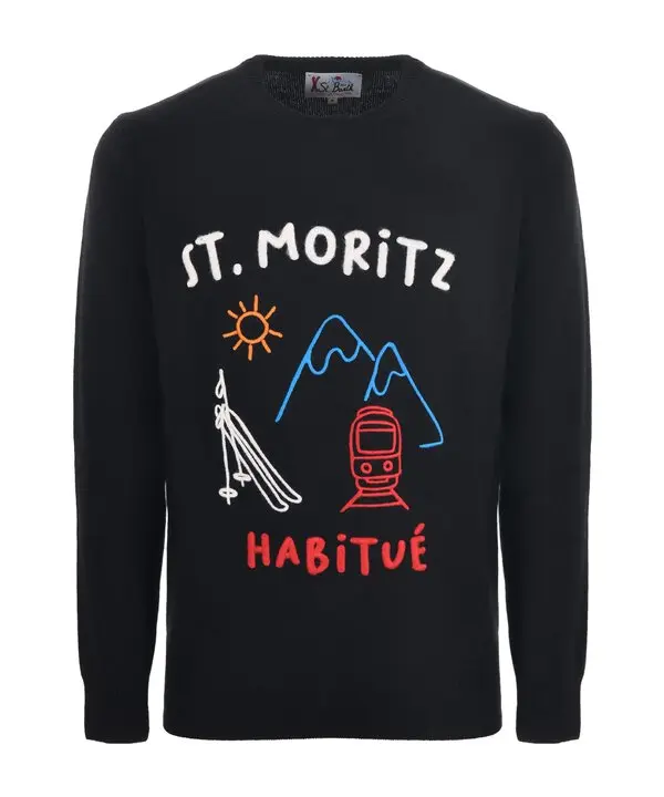 MC2 SAINT BARTH St Moritz Embroidered Jumper