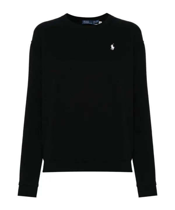 Ralph Lauren Polo Fleece Crewneck Sweatshirt - Black