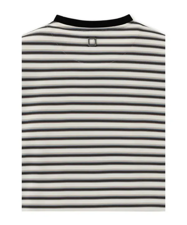 WOOYOUNGMI Striped Draped T-shirt