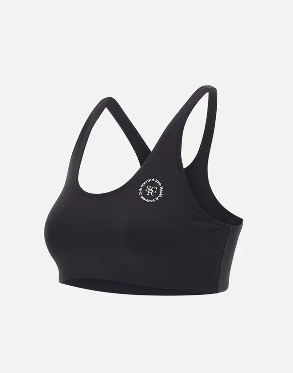 SPORTY  RICH Sporty Rich Logo Performance Bra