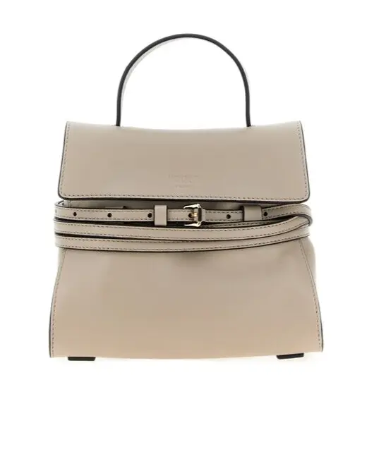 Moschino Tie Me Foldover Top Small Tote Bag