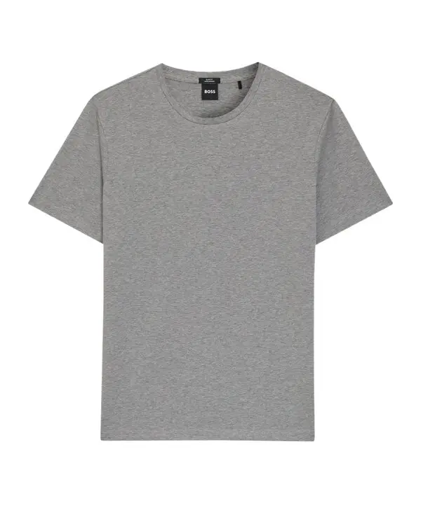 Hugo Boss Crew-neck Cotton T-shirt - Gray