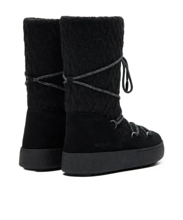 Moon Boot Knit-upper Lace-up Boots