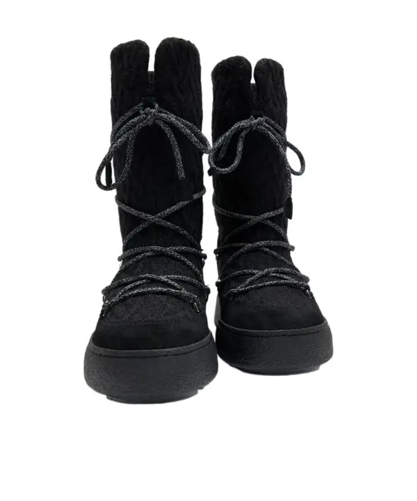 Moon Boot Knit-upper Lace-up Boots