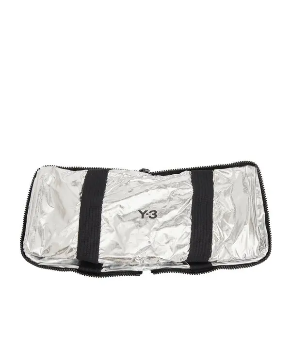 Y3 Logo Printed Zip-around Packable Tote Bag