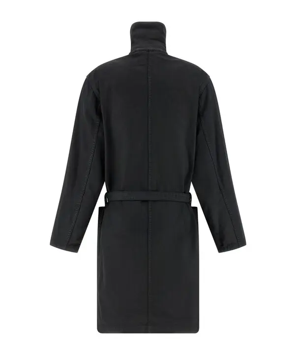 LEMAIRE Waxed Cotton Canvas Trench Coat
