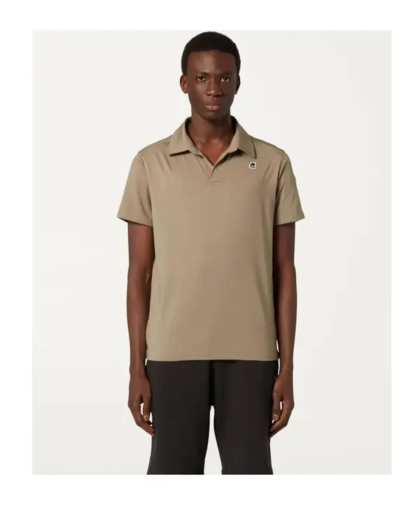 K-WAY Polo Shirt With Lapel Short Sleeve
