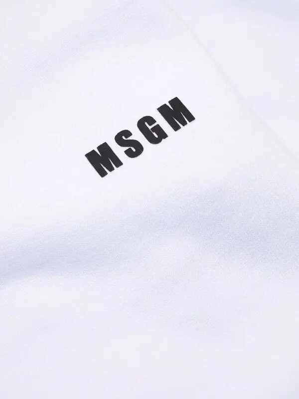 MSGM Logo Printed Jogging Pants