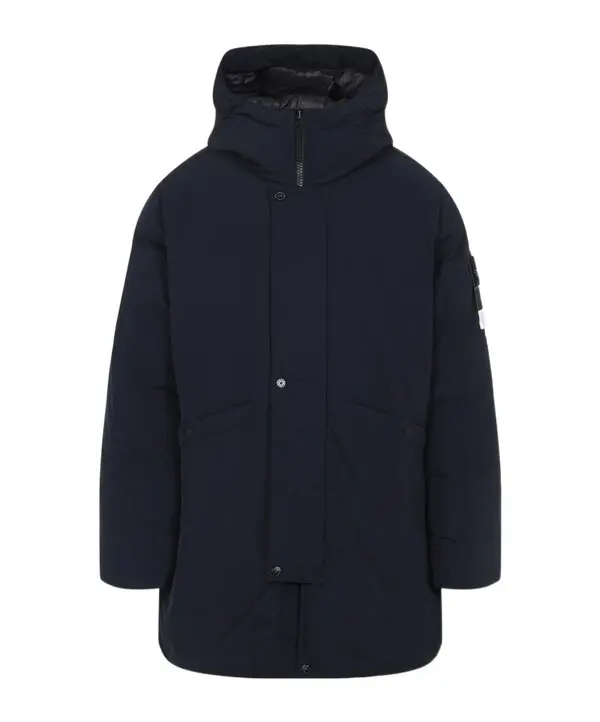 Stone Island Logo Patch Hooded Jacket