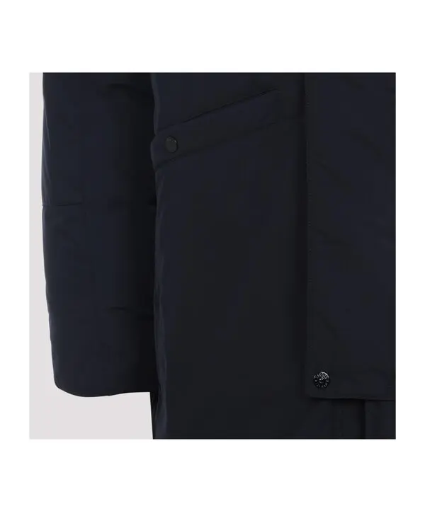 Stone Island Logo Patch Hooded Jacket