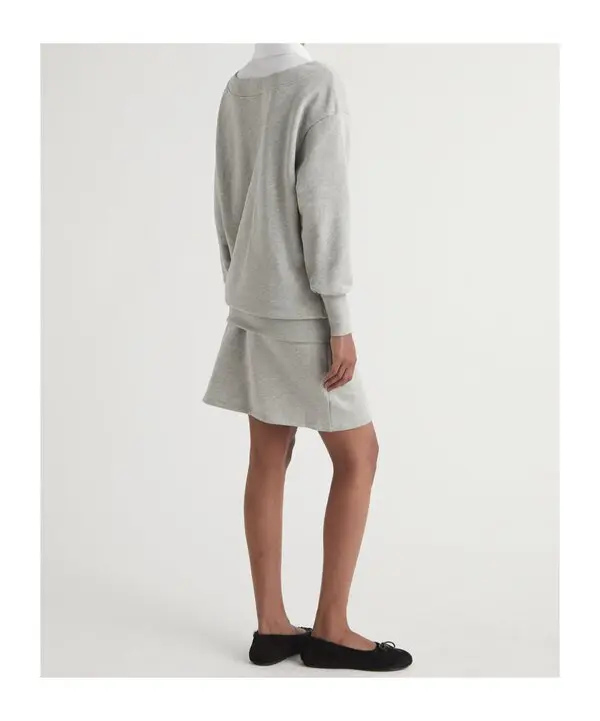 Paloma Wool Long Sleeve Collared Ribbed Dress
