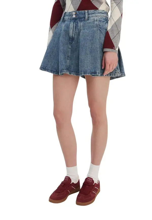 Tommy Hilfiger A-line Denim Skirt