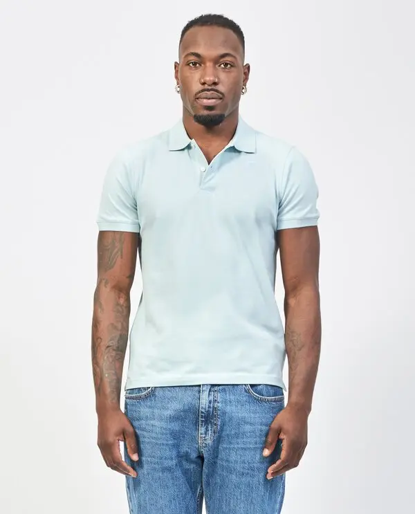 K-WAY Short-sleesleeved Polo Shirt - Blue