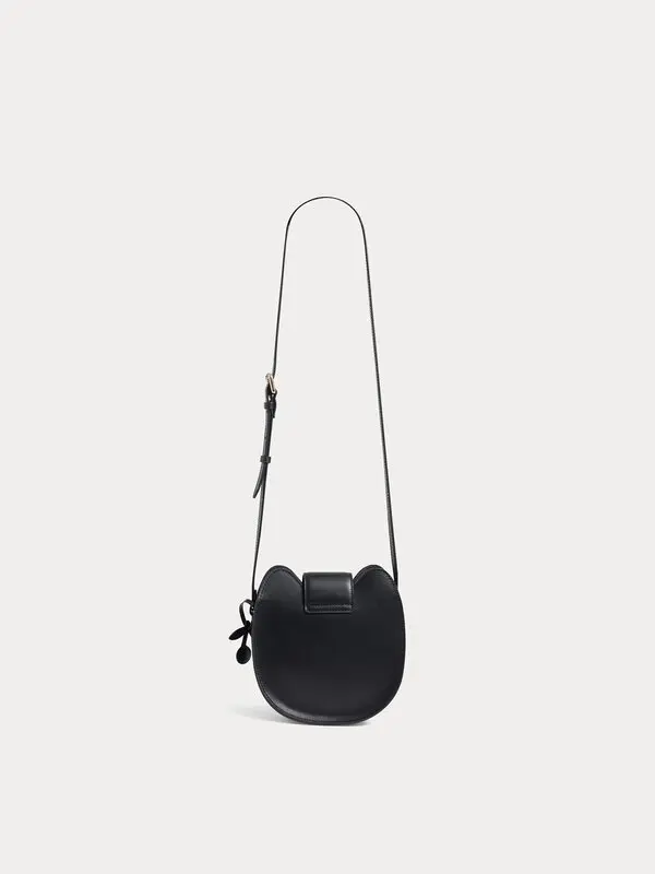 Bonpoint Juro Cat-face Bow Shoulder Bag