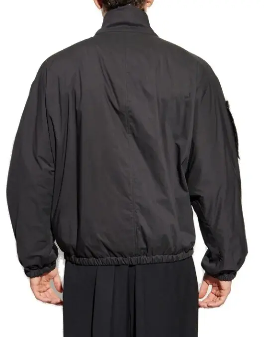 COURREGES Courrèges Logo Embroidered Zipped Jacket