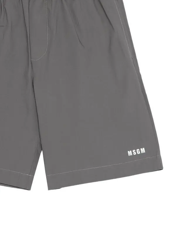 MSGM Elastic-waist Shorts