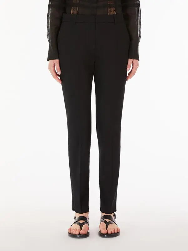 Max Mara High Waist Straight Leg Trousers