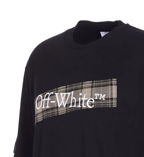 Off-White Logo Embroidered Crewneck T-shirt