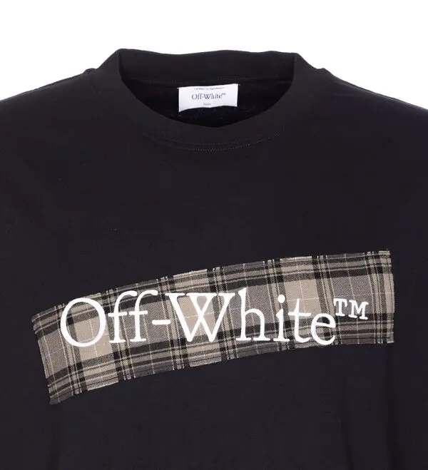 Off-White Logo Embroidered Crewneck T-shirt